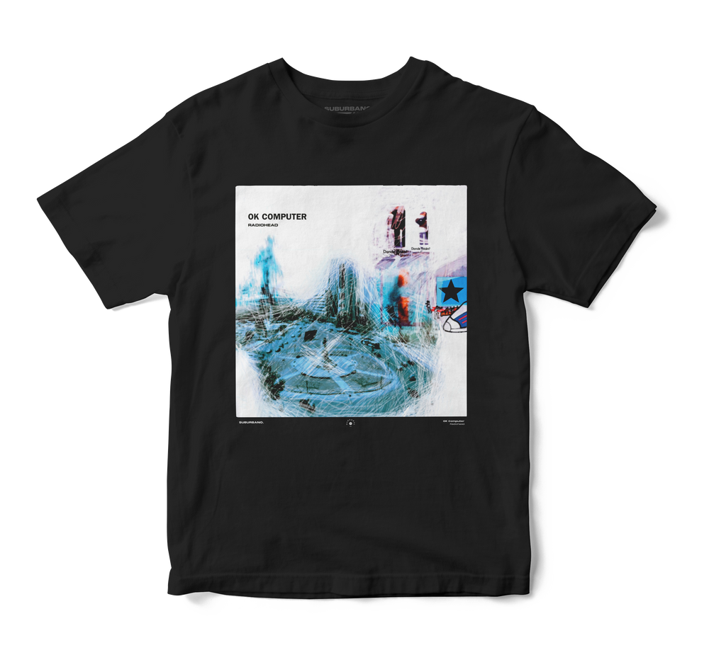 Polera OK Computer - Radiohead – SUBURBANO